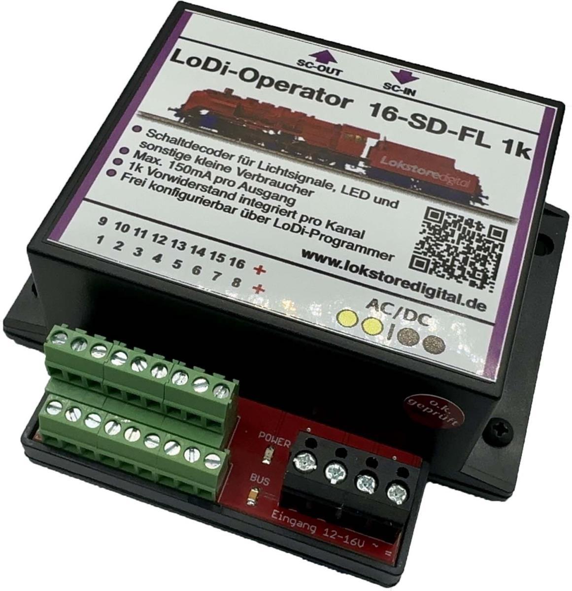 Meises Modelbahncenter - 0051K LoDi-Operator 16-SD-FL 1K