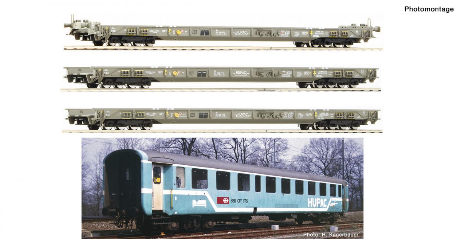 Meises Modelbahncenter - Roco 76343 4er RoLa Zug Hupac