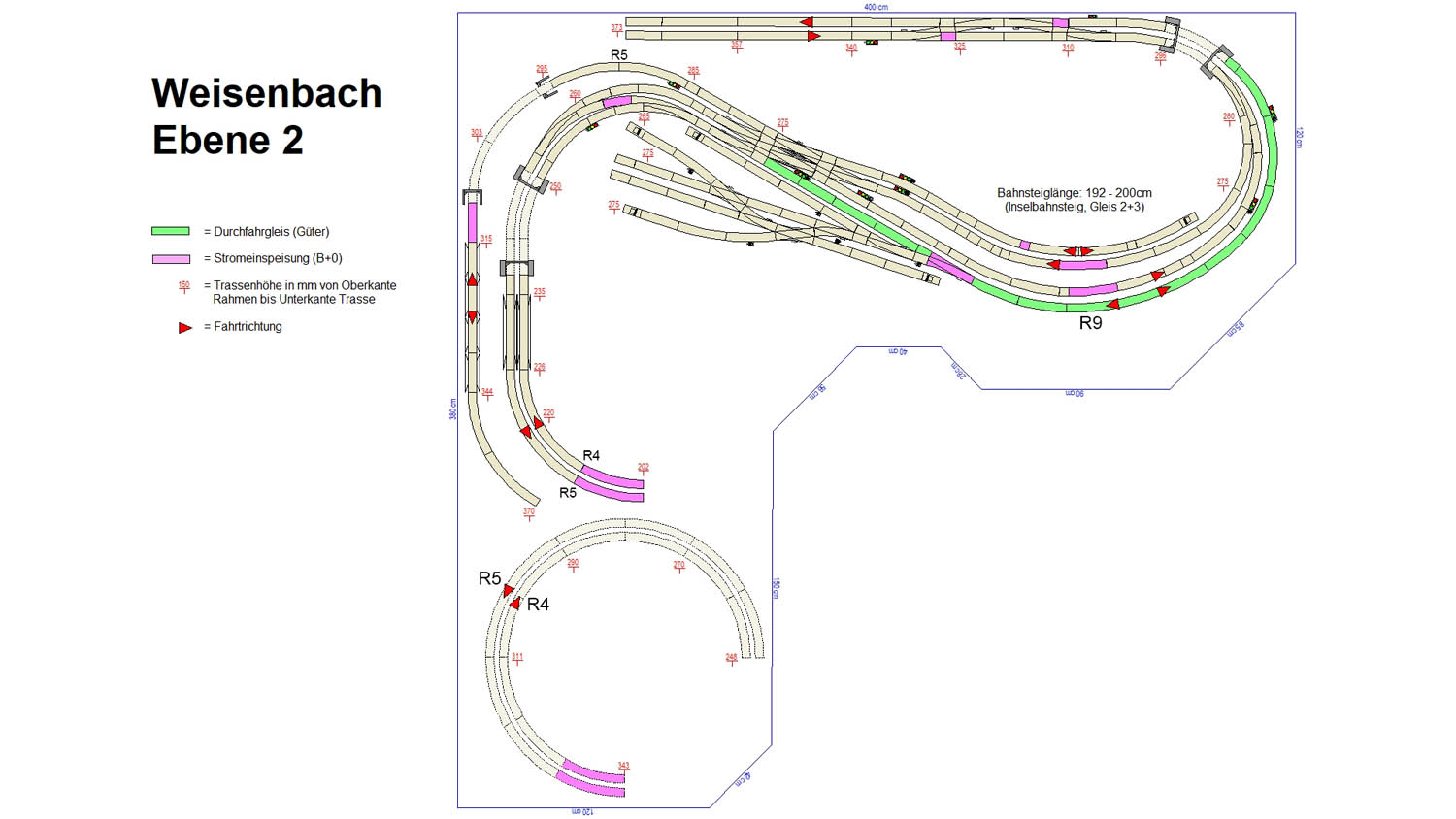 Meises Modelbahncenter - GP4-0180 C-Gleisplan Weisenbach (380x400)