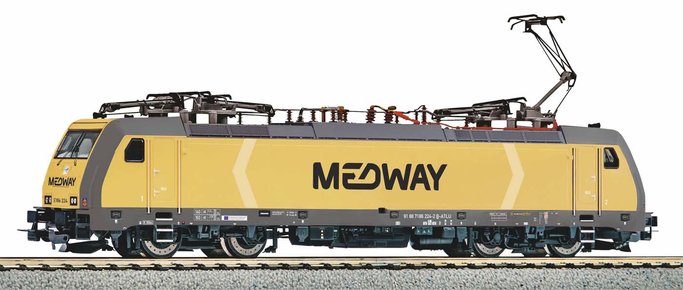 Meises Modelbahncenter - Piko 21632 E-Lok BR 186 Medway (AC/mfx/Sound)