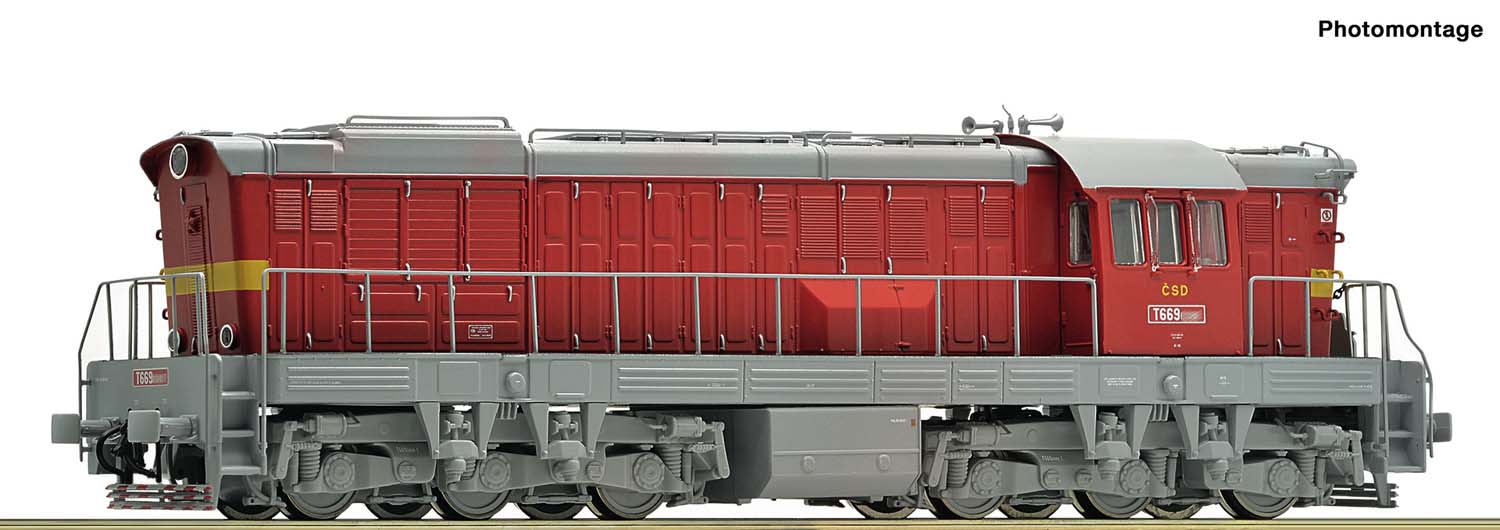 Meises Modelbahncenter - Roco 73773 Diesellok T669.0 rot CSD Sound