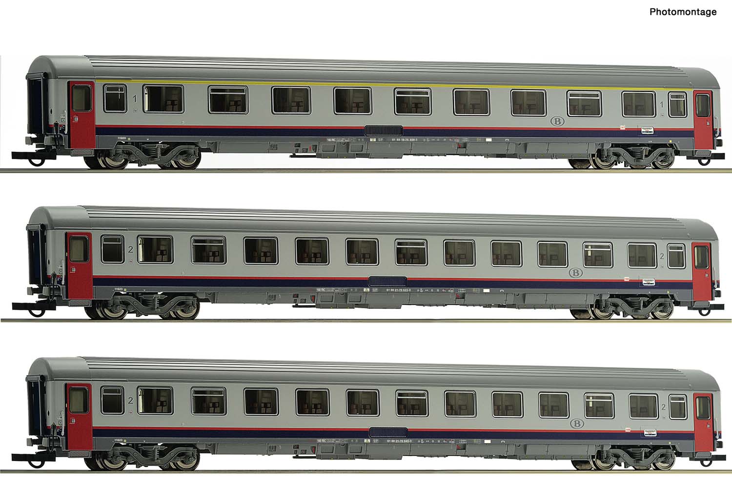 Meises Modelbahncenter - Roco 74063 3er Set Eurofima SNCB